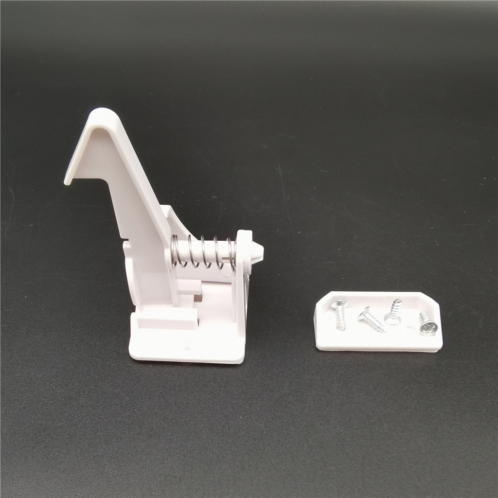 Plastic child safety spring latch drawer cabinet lock - Xiamen Sunglan ...