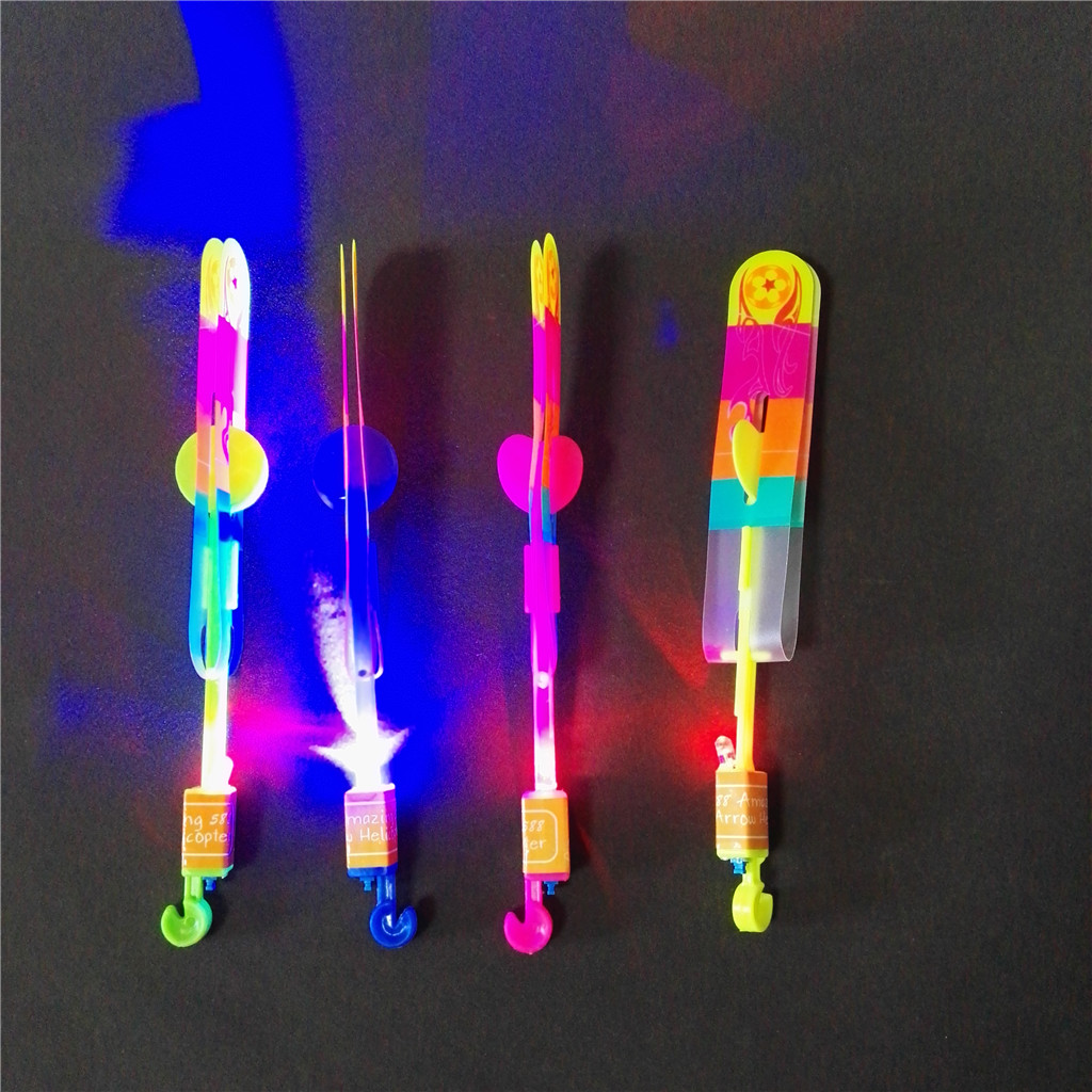 Big led rubber band flying flash slingshot helicopter toys - Xiamen ...