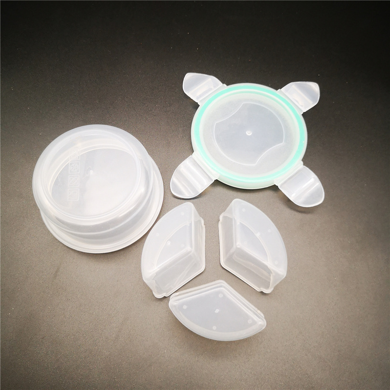 Round 3 Grids Waterproof Plastic Pill Dispenser Box - Organize ...