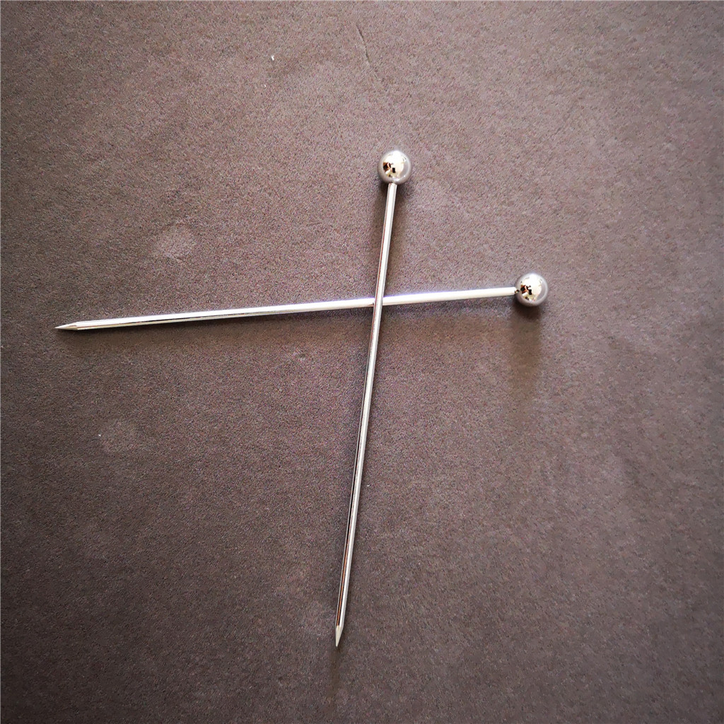 Stainless steel round circle Cylinder top cocktail picks - Xiamen ...