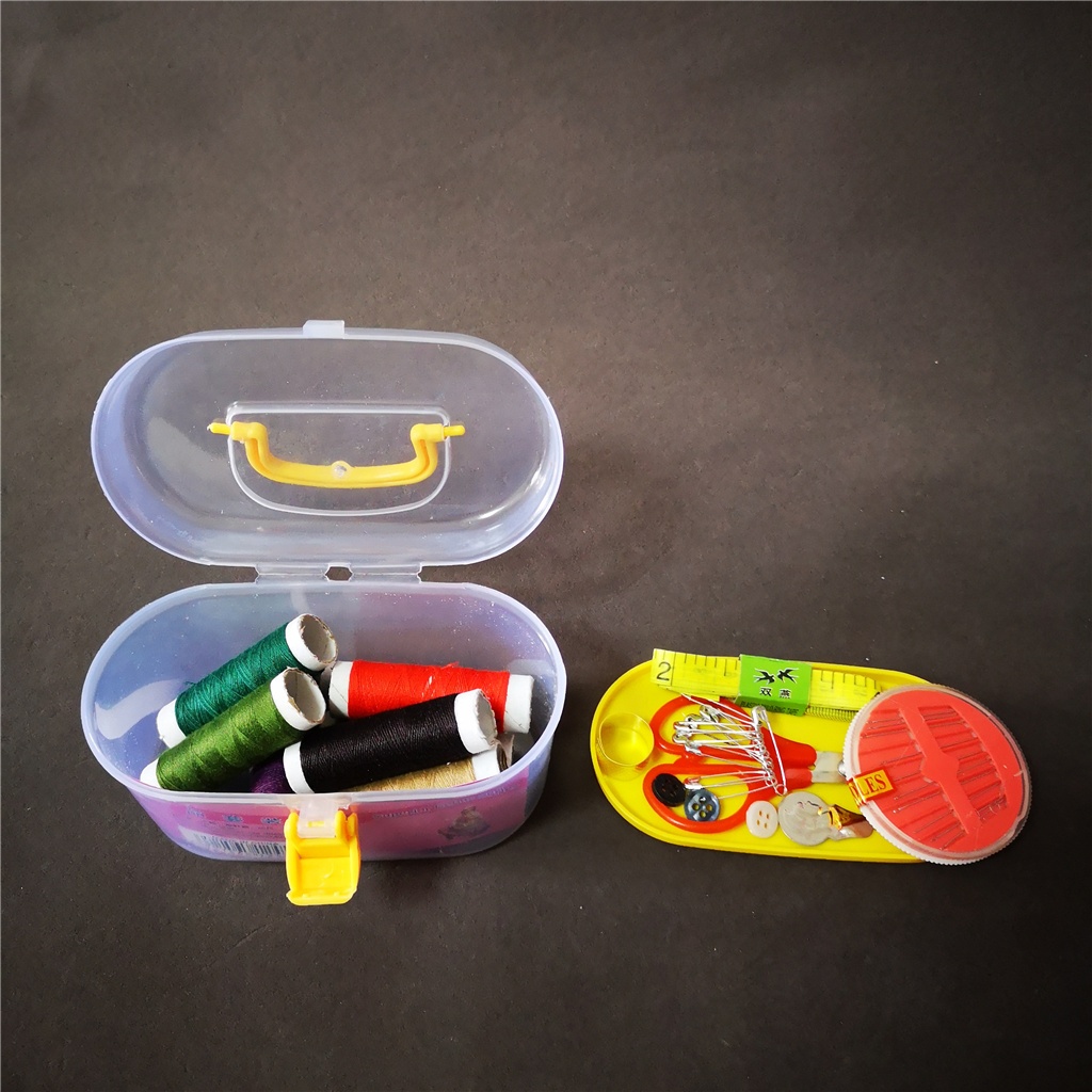 Plastic Box mini thread needle complete portable sewing Kit - Xiamen ...