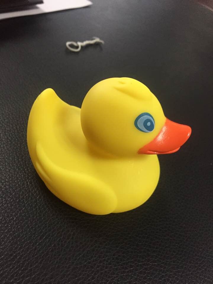 7.5x7cm PVC swimming rubber duck,floating bath duck - Xiamen Sunglan ...