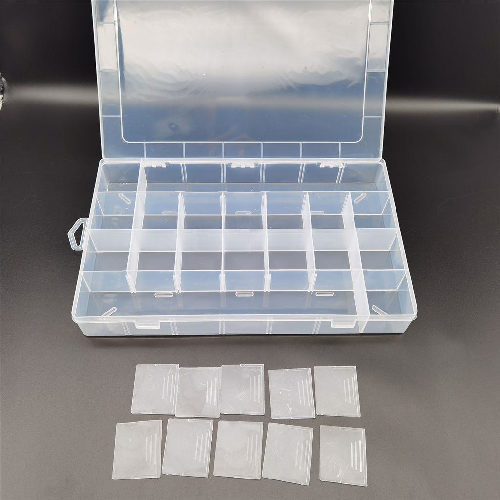 28 grids slot hanging plastic storage container box - Xiamen Sunglan ...