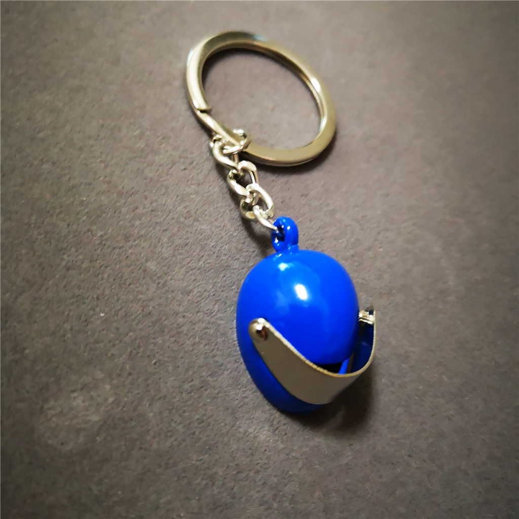 Personalized 3D Motorcycle Helmet Keychains – Unique Safety Keychains