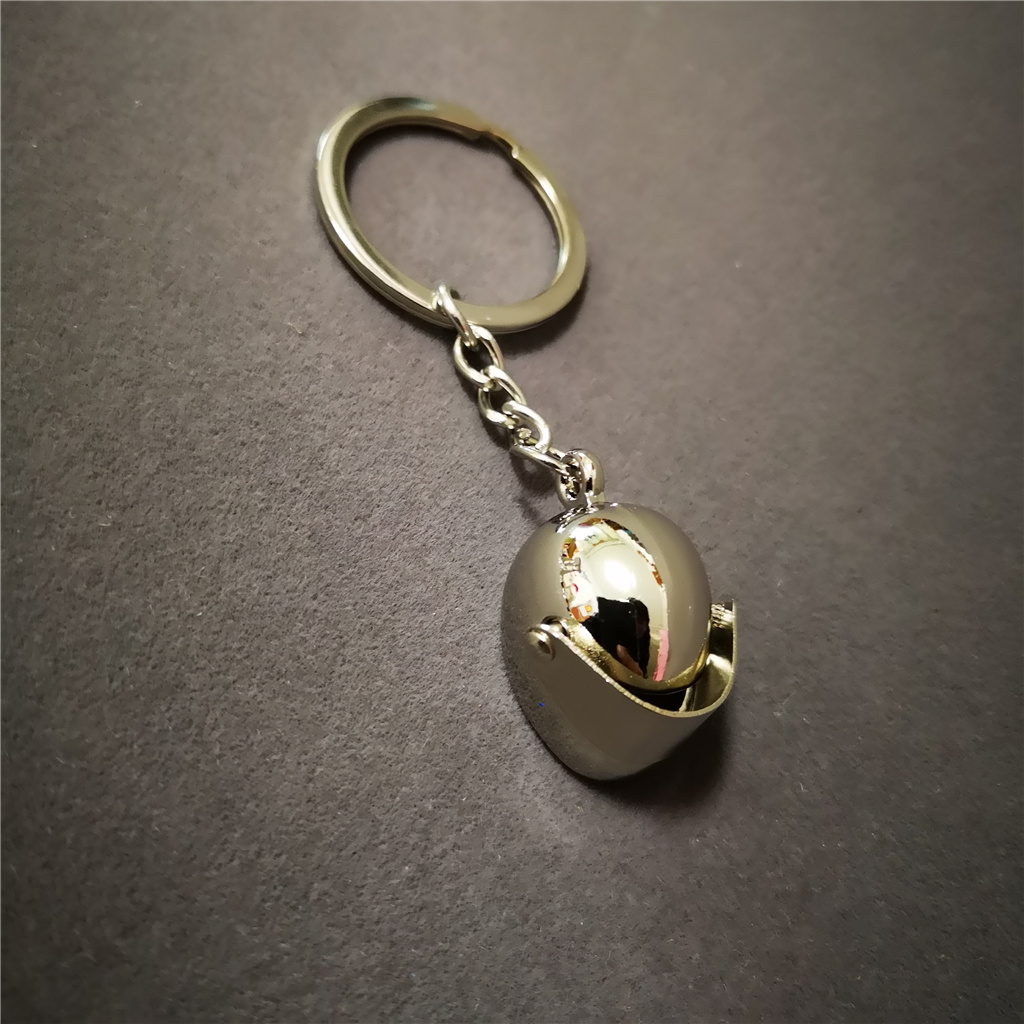 Personalized 3D Motorcycle Helmet Keychains – Unique Safety Keychains