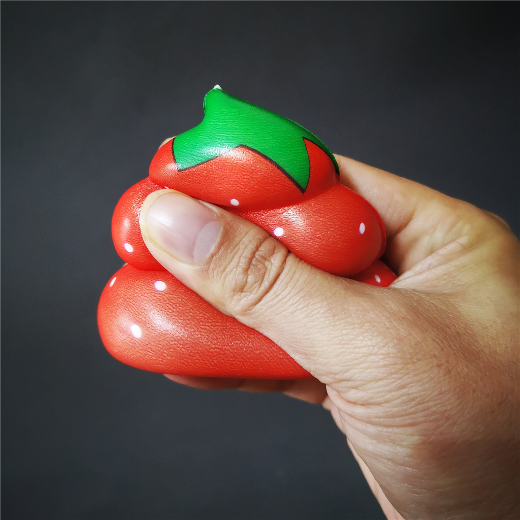 Desserts painting emoji pu squishy poop shape Kawaii slow rising stree ...