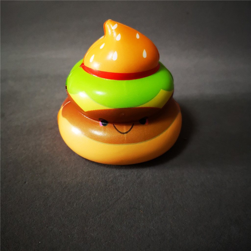 Desserts painting emoji pu squishy poop shape Kawaii slow rising stree ...