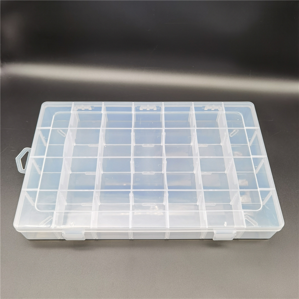 Plastic detachable 28 grids slot storage container box - Xiamen Sunglan ...