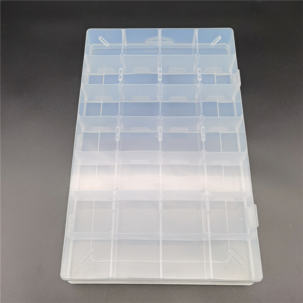 Plastic detachable 28 grids slot storage container box - Xiamen Sunglan ...