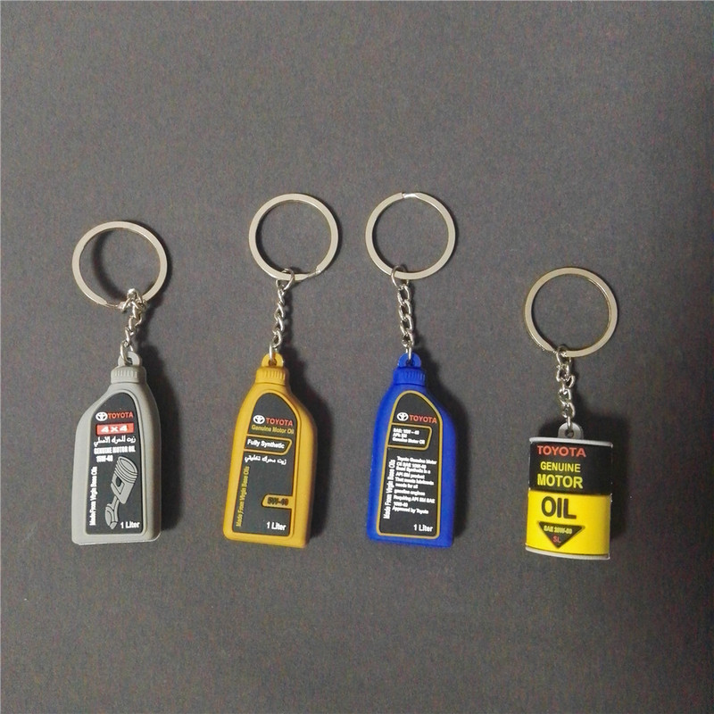 Rubber oil tank keychain,petrol can keyring - Xiamen Sunglan Imp. & Exp ...