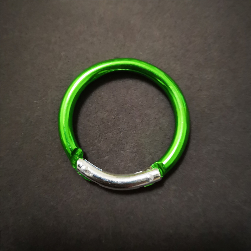 Multi color Round shape carabiner,Aluminum O carabiner - Xiamen Sunglan ...